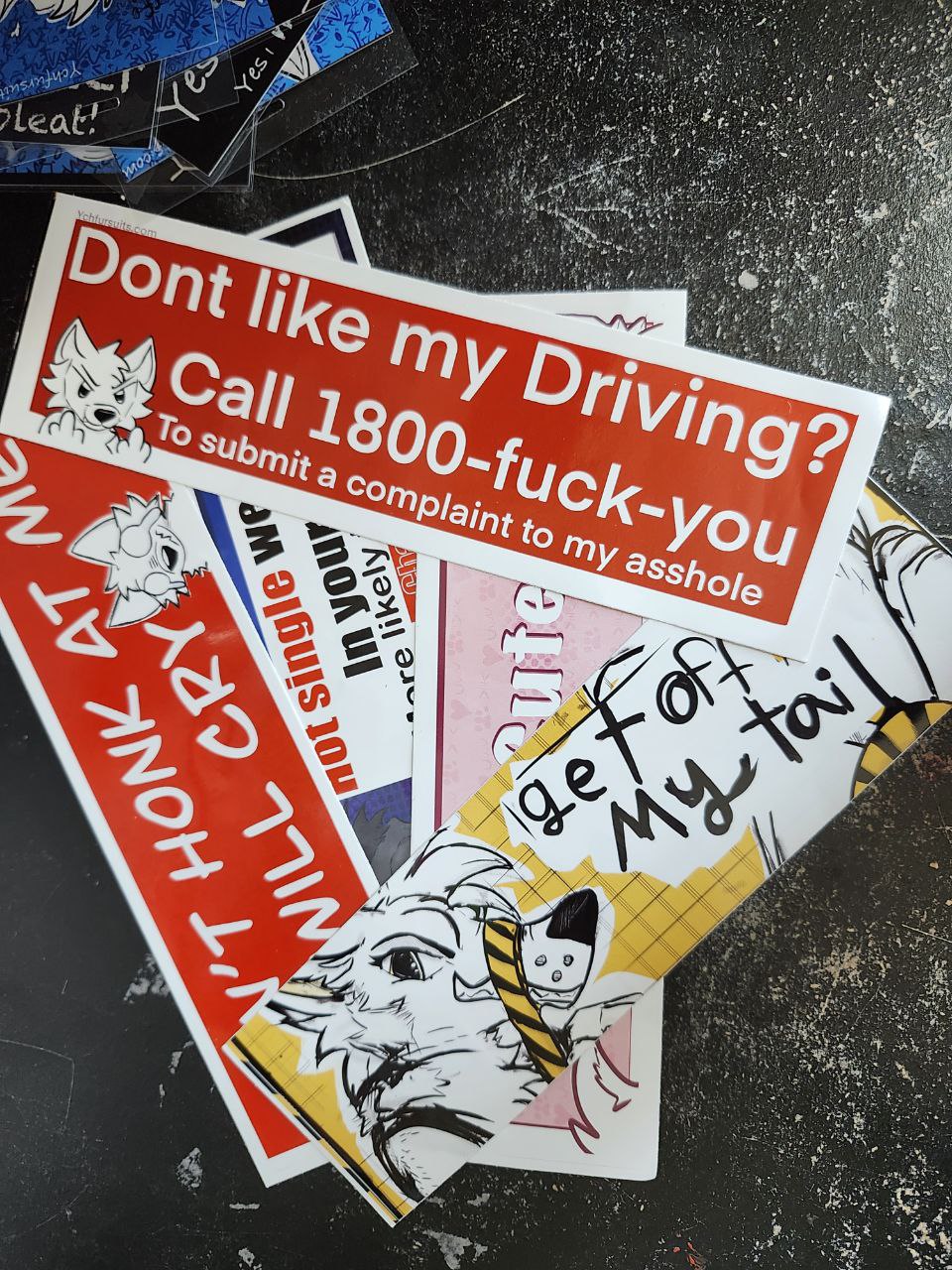 Large Bumper-Stickers – YchFursuits